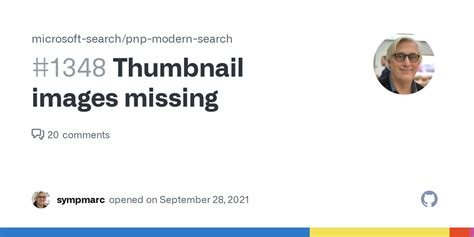 Thumbnail Images Missing · Issue 1348 · Microsoft Searchpnp Modern Search · Github