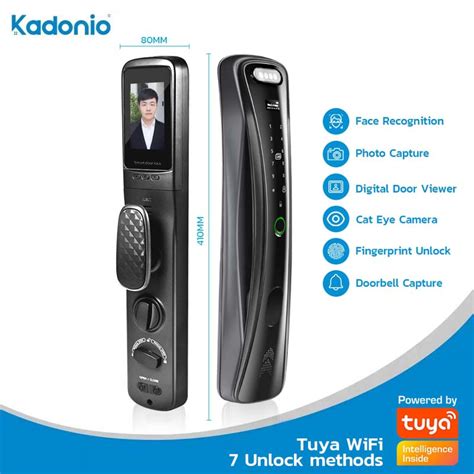 China 828 3d Face Recognition Digital Door Lock Video Doorbell Manufacturer And Supplier