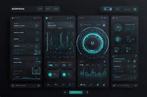 Futuristic Technology Interface Design Premium Ai Generated Image