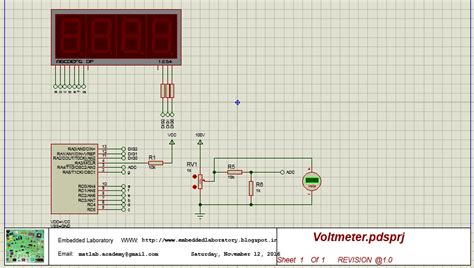 Digital Voltmeter Using Pic Micro Controller Embedded Laboratory