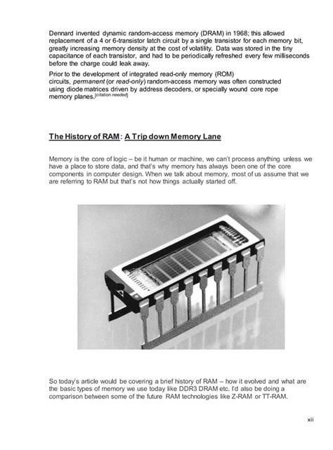 Random Access Memory Ram Pdf