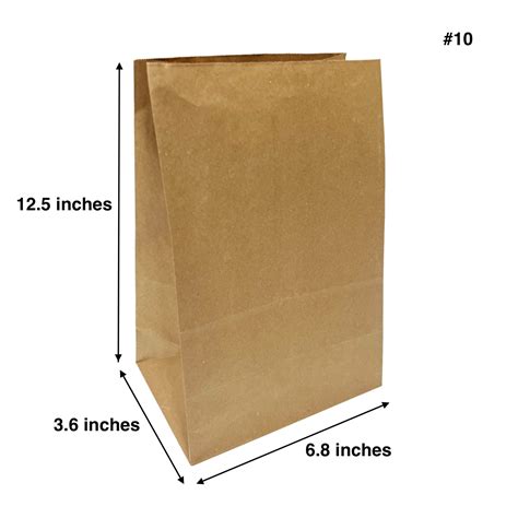 500pcs 10 Grocery Bags 68x36x125 Inches U008pc Kis Paper