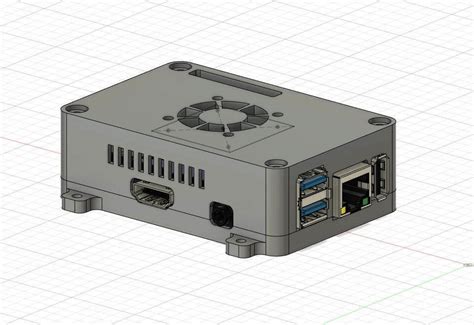 Free 3d File Orange Pi Lts 3 Case One Bottom Part And Two Top One With Fan・design To Download