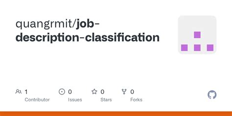 Github Quangrmitjob Description Classification