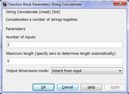 String Concatenate QUARC Targets Library