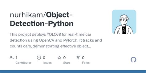 Github Nurhikamobject Detection Python This Project Deploys Yolov8 For Real Time Car