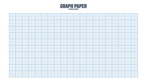 Sheet Of Graph Paper With Grid Millimeter Vector Image