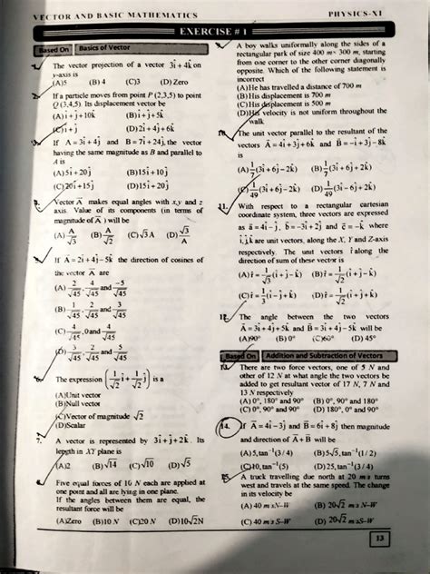 Exercise 1 Pdf Euclidean Vector Cartesian Coordinate System