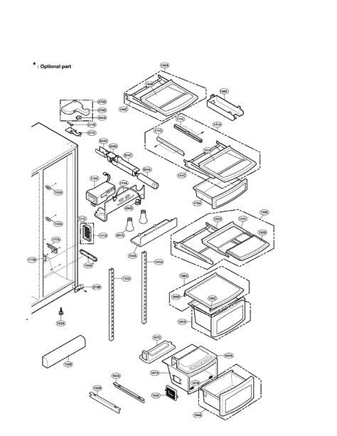 Lg Fridge Parts Diagram