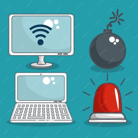 Premium Vector Internet Security Icon Set