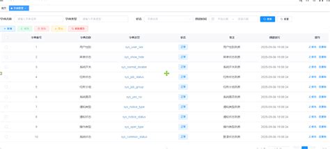 若依ruoyi前后端分离版—从0到1带你搭建项目5—字典、参数、日志介绍 每天进步一点点