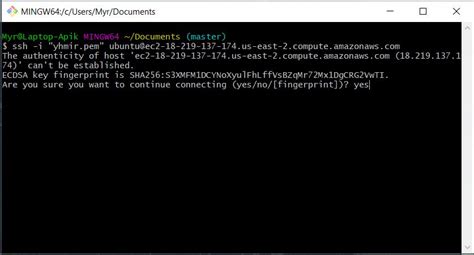 cara menginstall apache pada aws menggunakan gitbash inwepo