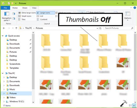 How To Show Hide Thumbnails In Windows