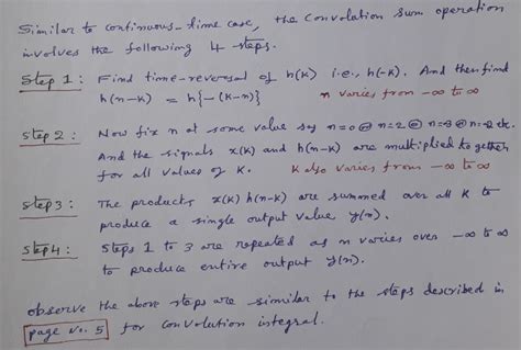 convolution of discrete time signals signals and systems engineerstutor