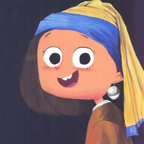 خلاقیت های مردم و کپی کردن از روی نقاشی دختری با گوشواره مروارید