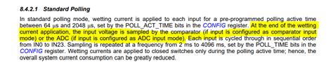tic12400 q1 in polling mode when does adc or comparator time start interface forum