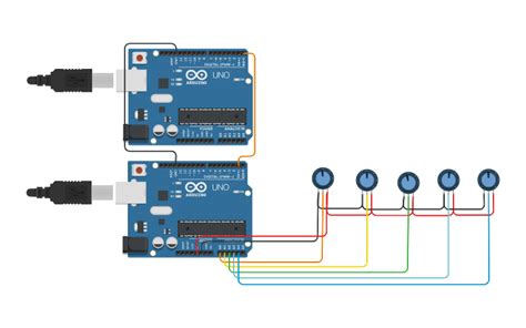 Circuit Design Original Joystick Communication Code Tinkercad