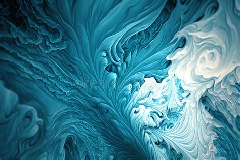 Abstract Blue Color Background Colored Background Generative Ai Stock Illustration