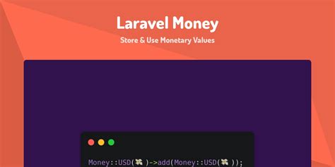 Laravel Money Store And Use Monetary Values Made With Laravel