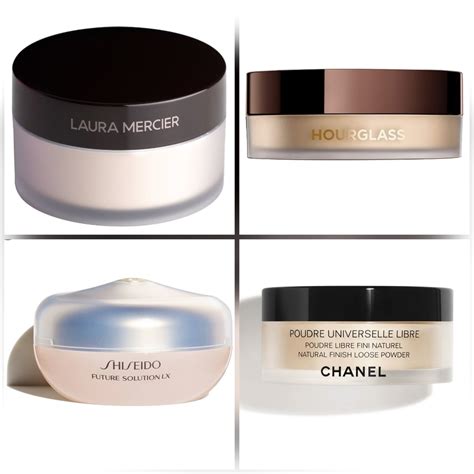 Сравнение финишных пудр Hourglass, Laura Mercier, Chanel, Shiseido ...