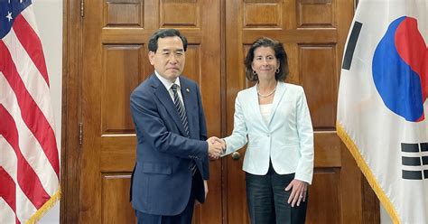 이창양 산업장관 美 상무장관에 Ira 우려 전달진지한 협의 지속