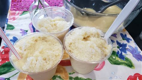 Raspados De Vainilla De Leche 🍧quedan Deliciosos Youtube