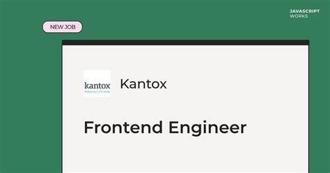 Javascript Works On Linkedin Frontend Engineer In Barcelona Kantox