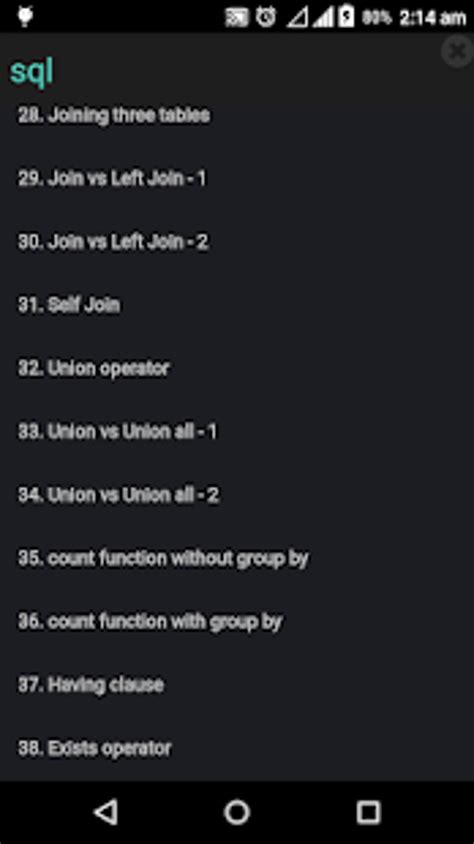 Android 용 Sql Code Play Apk 다운로드 Android 용 Sql Code Play Apk 다운로드
