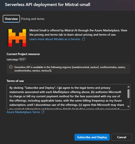Data Concern For Usage Of Open Source Models In Azure Marketplace