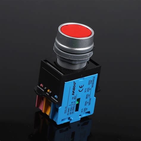 Mm Waterproof RGB Illuminated Push Button Switches Volt Latching Push Button LED Mm