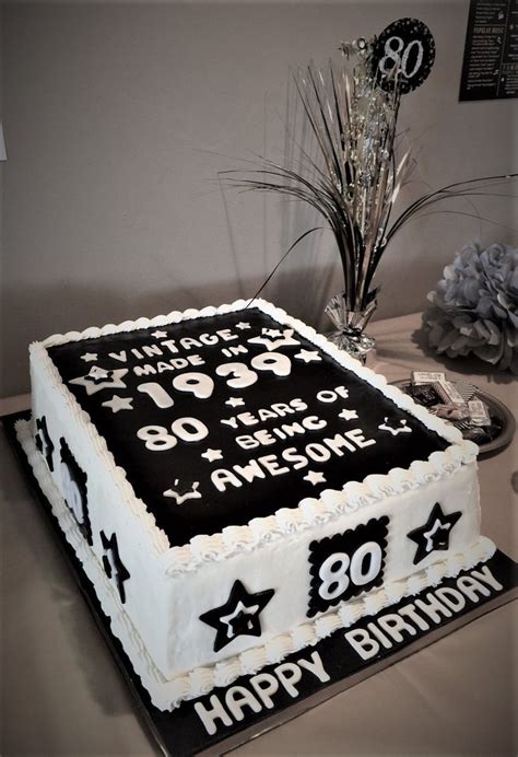 15 Unique 80th Birthday Cake Ideas The Modern Field