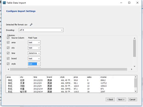 Workbench导入csv 不显示表的内容大数据 Csdn问答