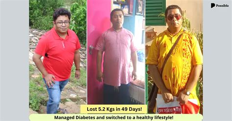 Kaushik Sarkar Lost 52 Kgs In 49 Days Possible