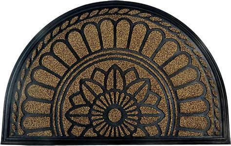 Amazonde Relaxdays Fußmatte Kokos Halbrund 100 X 60 Cm Kokosmatte Mit