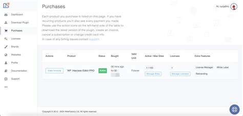 Dashboard Guide WP Htaccess Editor