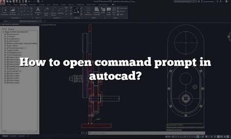 how to open command prompt in autocad