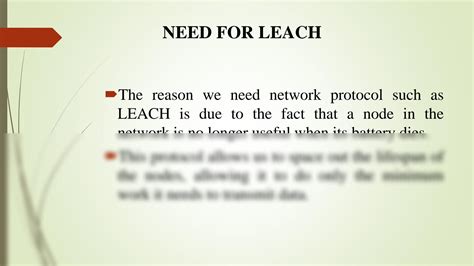 SOLUTION 10 Low Energy Adaptive Clustering Hierarchy Leach Ppt Studypool