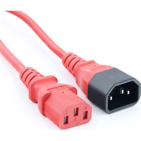 Кабель питания Iec 320 C13 Iec 320 C14 1 8м Filum Fl Pc C13 C14 C1 1 8 Rd 5 шт купить в