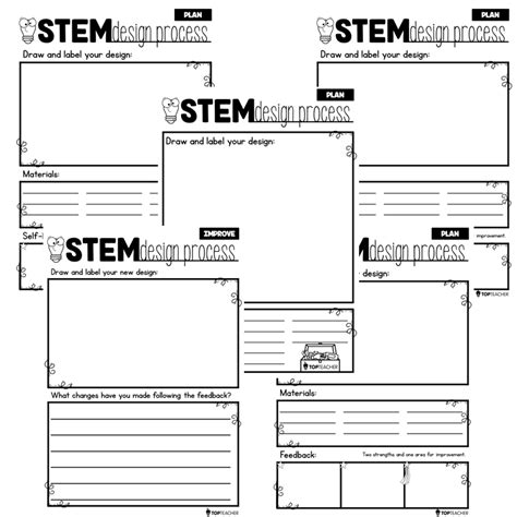 Design Process Planning Templates Top Teacher