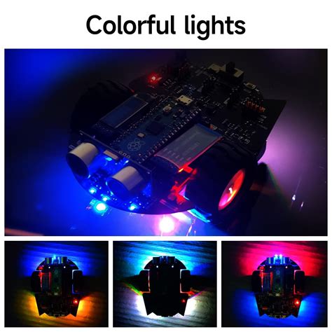 Raspberry Pi Pico Smart Robot Car Starter Programming