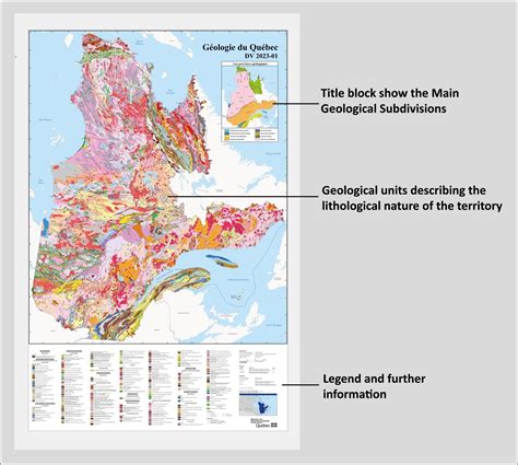 Geological Map Of Québec Géologie Québec