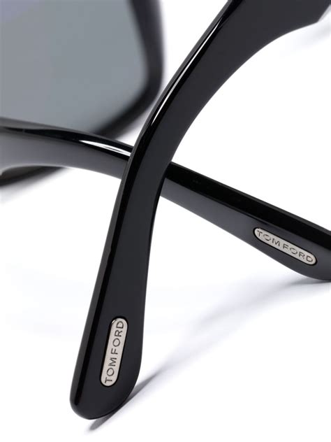 Tom Ford Eyewear Alberto Square Frame Sunglasses Black Farfetch