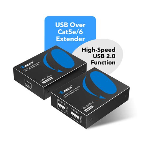 Usb Over Ethernet Extender Upto 330 Feet Extends Usb 2 0 Signal Over