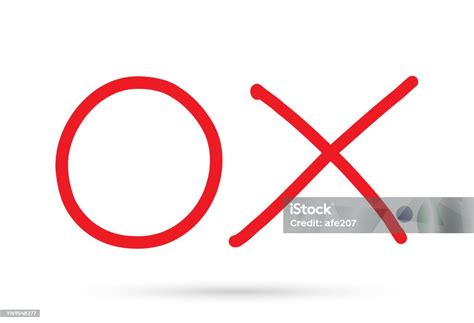 인기 있는 드로잉 O와 X 크로스 마크와 동그라미 틱 택 토 게임 기호 고립 0명에 대한 스톡 벡터 아트 및 기타 이미지 0명 동의 디자인 Istock