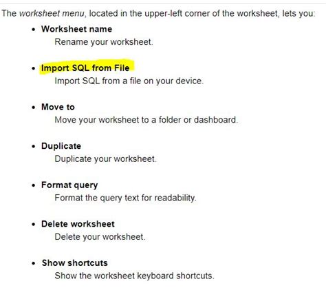 How To Export Snowflake Web Ui Worksheet Sql To File Stack Overflow