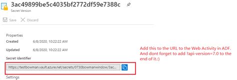Retrieve Key Vault In Web Activity In Azure Data Factory Stack Overflow
