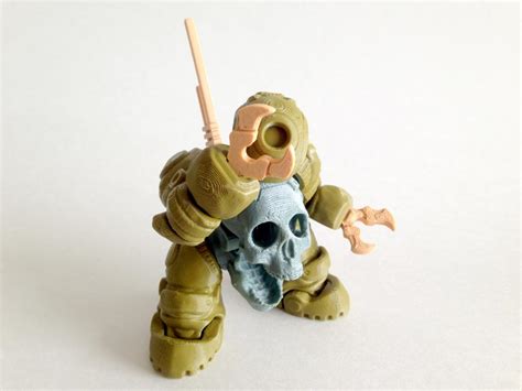 骷髅机器人3d打印模型骷髅机器人3d打印模型stl下载卡通3d打印模型 Enjoying3d打印模型网