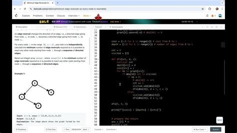 Leetcode 2858 Minimum Edge Reversals So Every Node Is Reachable