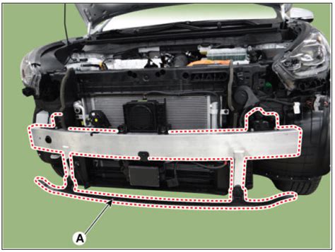 Kia Niro De 2017 2022 Repair Manual Front Bumper Cover Front