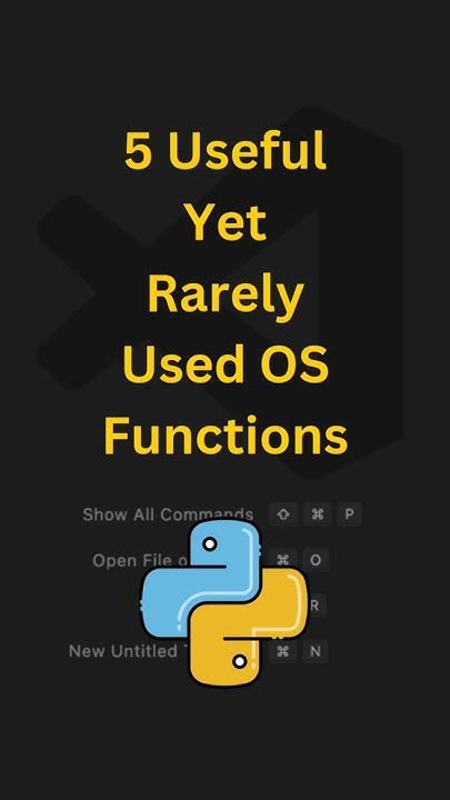 Use These Os Functions In Python 2minutespy Coding Python